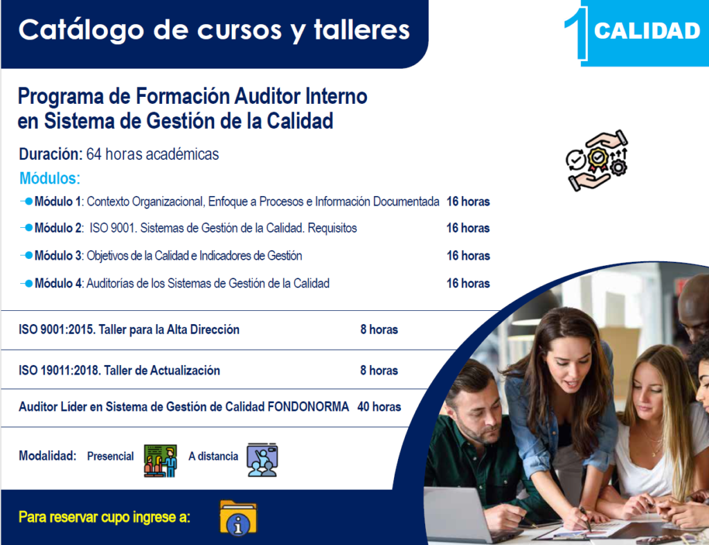 Catálogo de Formaciones – Fondonorma